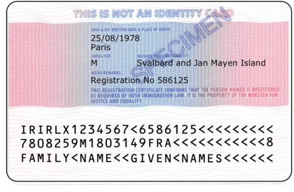New Irish Residence Permit cards - MRCI